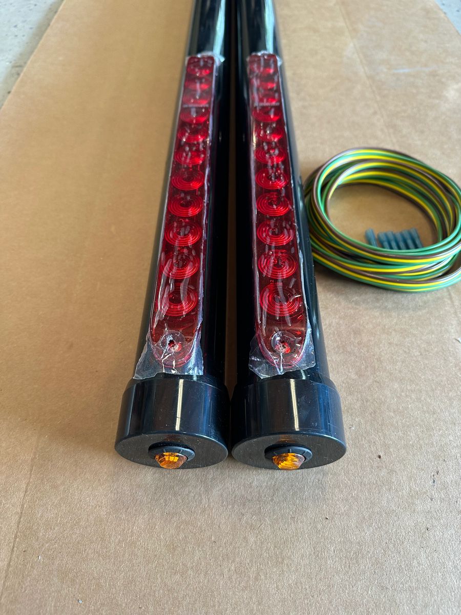 60 “ LED Guide Post Sleeve BLACK