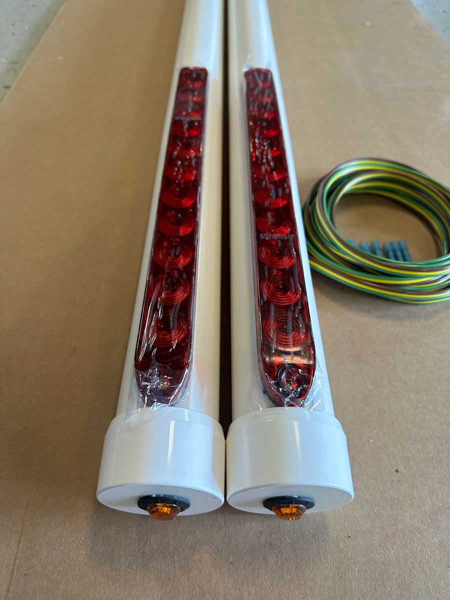 60 “ LED Guide Post Sleeve WHITE
