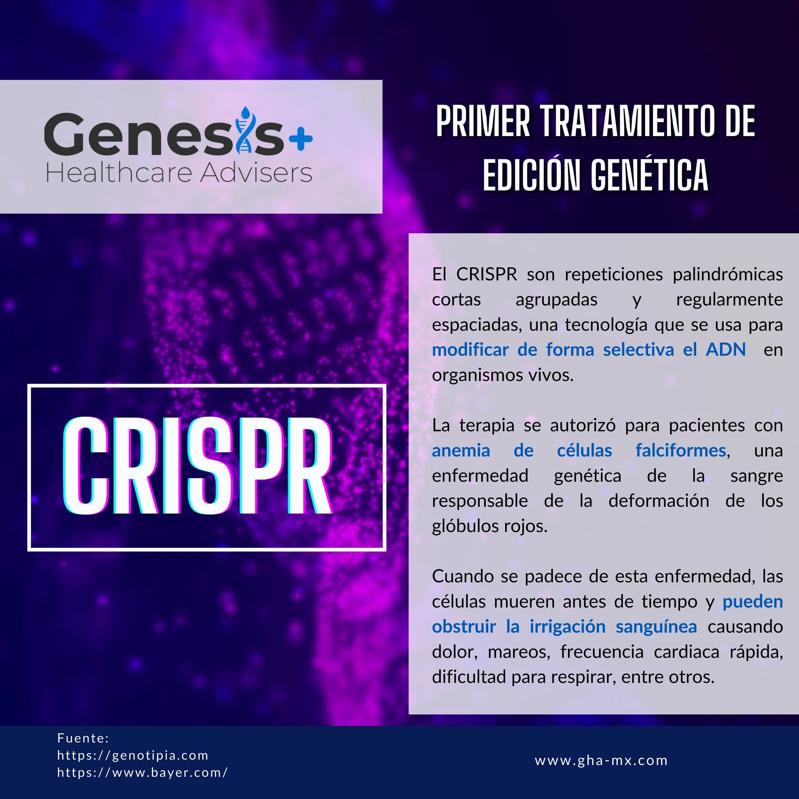 CRISPR: Primer Tratamiento Genético