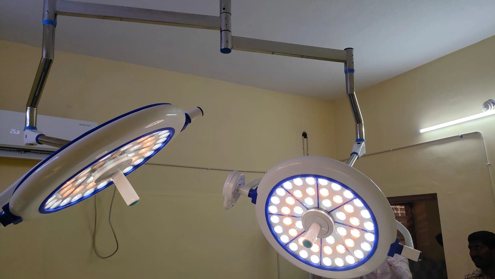 Surgical Lights installation at Guwahati Multi Hospital