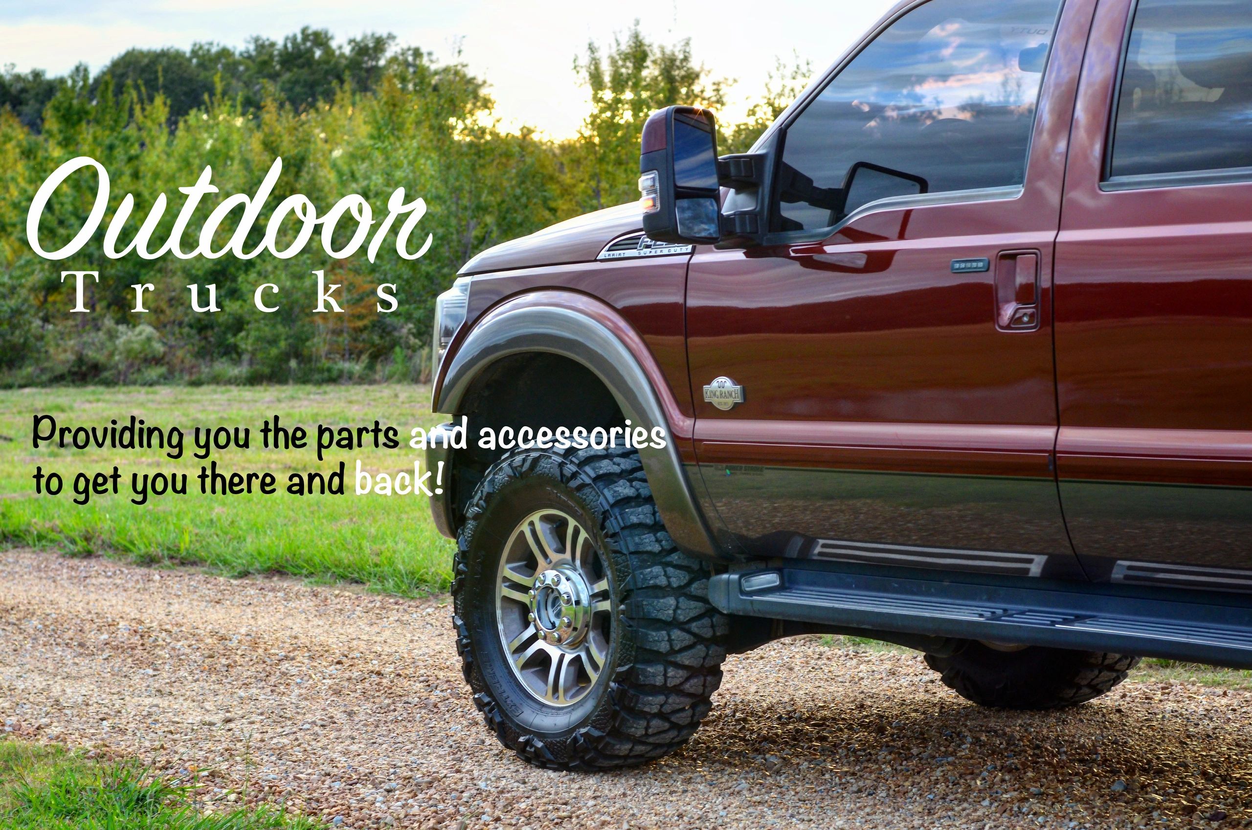 Outdoor Trucks- Parts to get you there and back