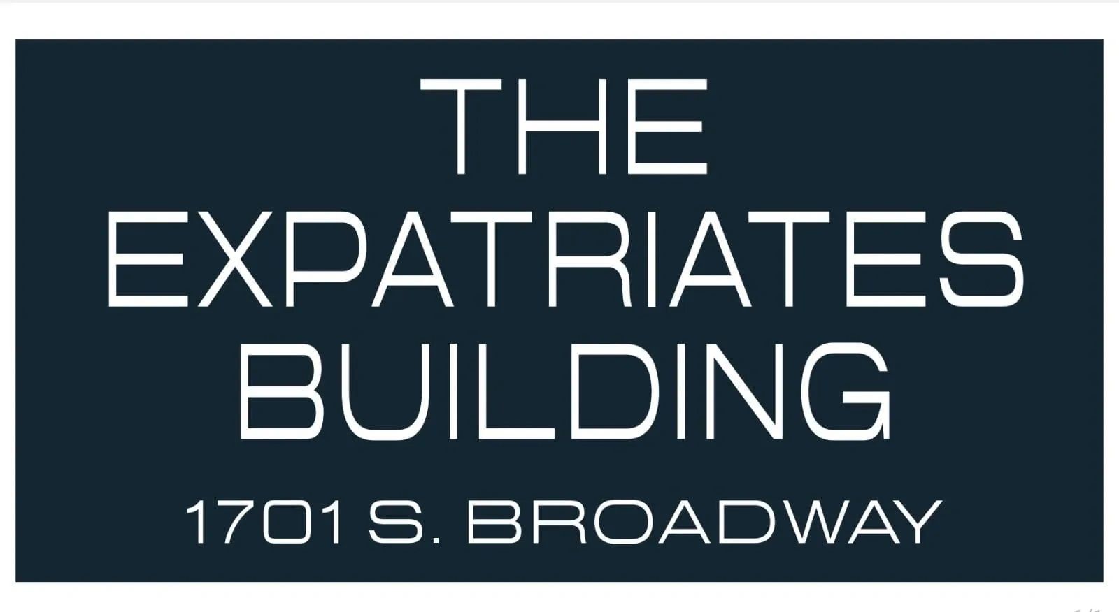 The Expatriates Building