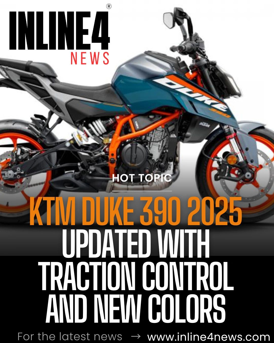 2025 KTM Duke 390 with Cruise Control