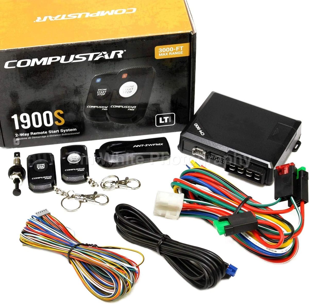 Compustar CS1900-S All-in-One 2-Way Remote Start Bundle
