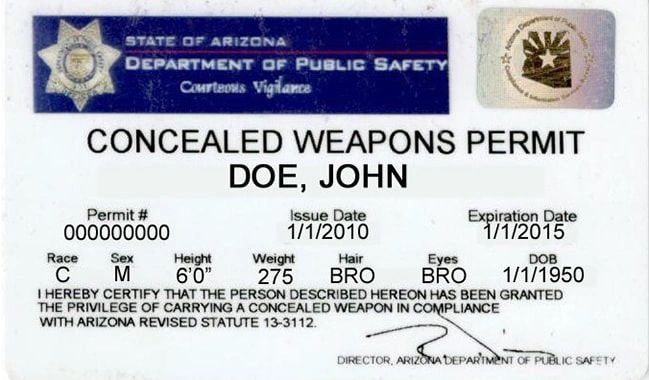 Arizona State CCW Course