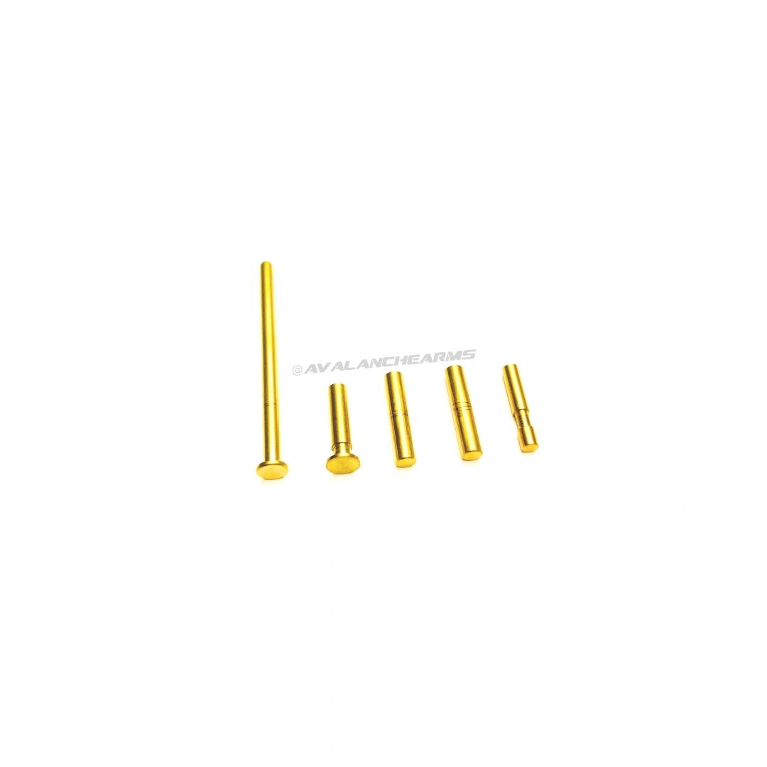 Avalanche Arms Gold Tin Coat Custom Stainless Steel Guide Rod + 4 Pin ...