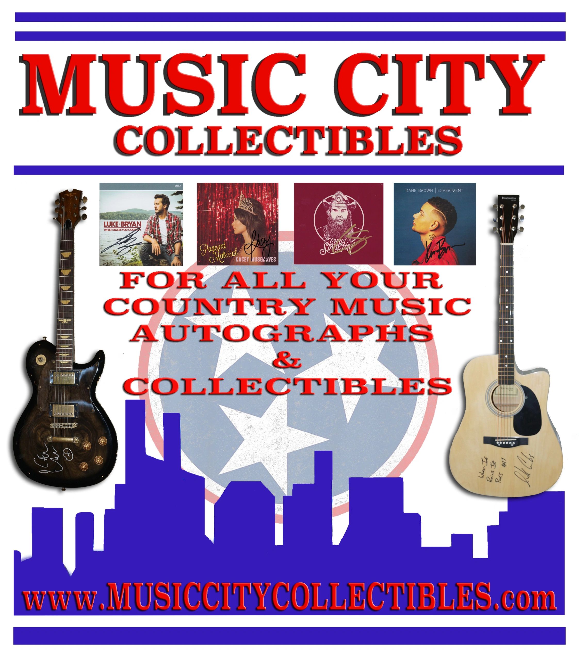 Country Music Autographs & Collectibles - Music City Collectibles