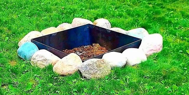 Square Fire Pit Liner