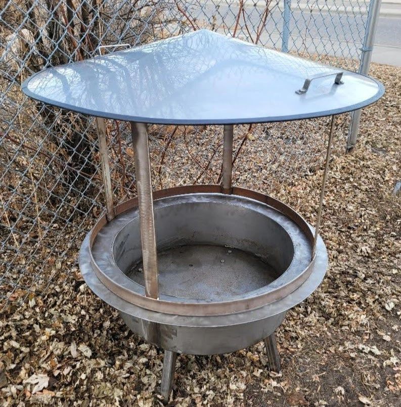 25" Cover Diameter x 20" Diameter Double Ring Frame.