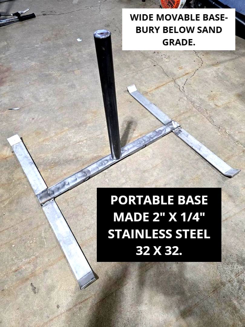 OPTIONAL MOVABLE WIDE DIGGER BASE -USE WITH ANY DIGGER