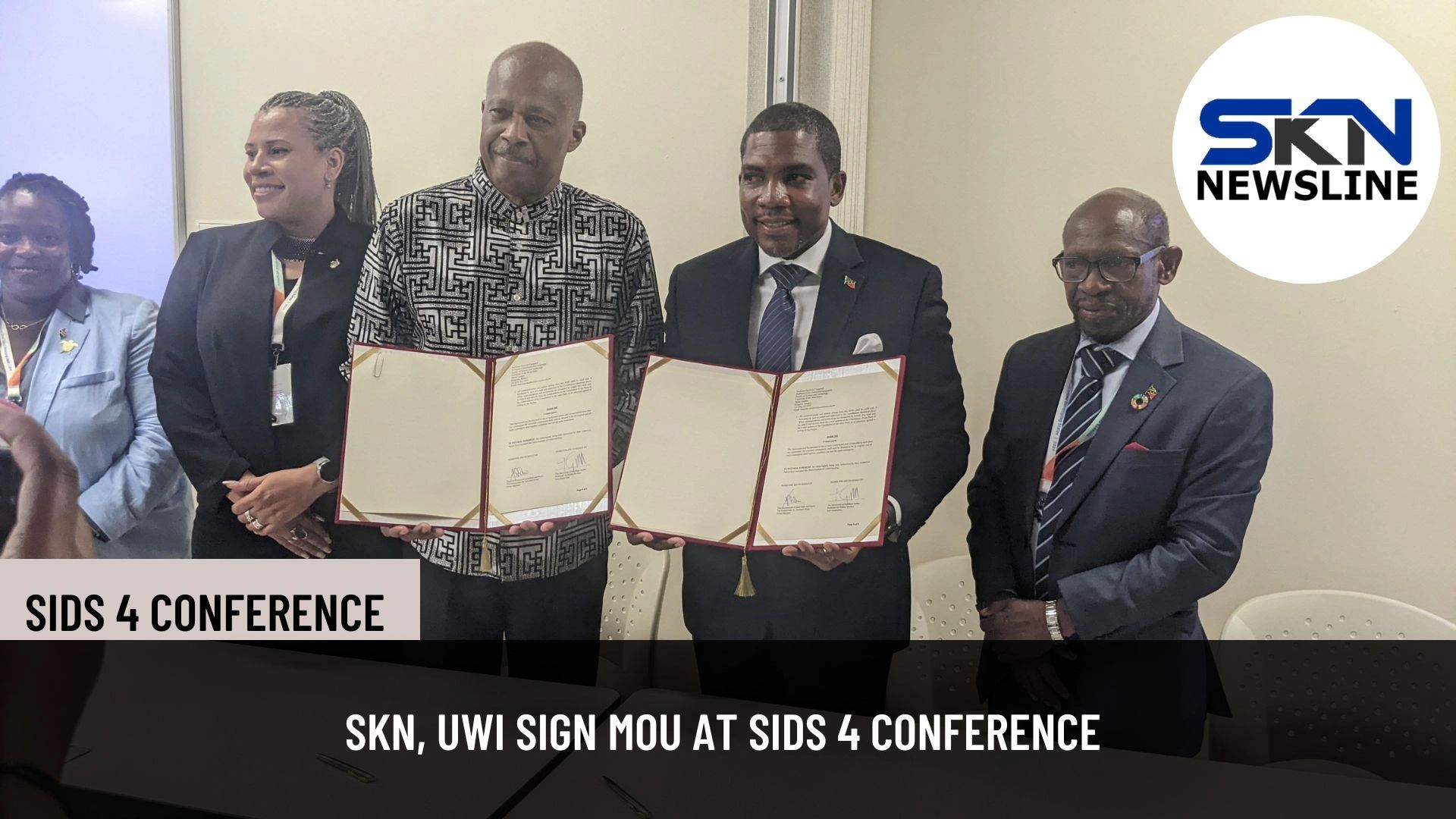 SKN, UWI SIGN MOU AT SIDS 4 CONFERENCE