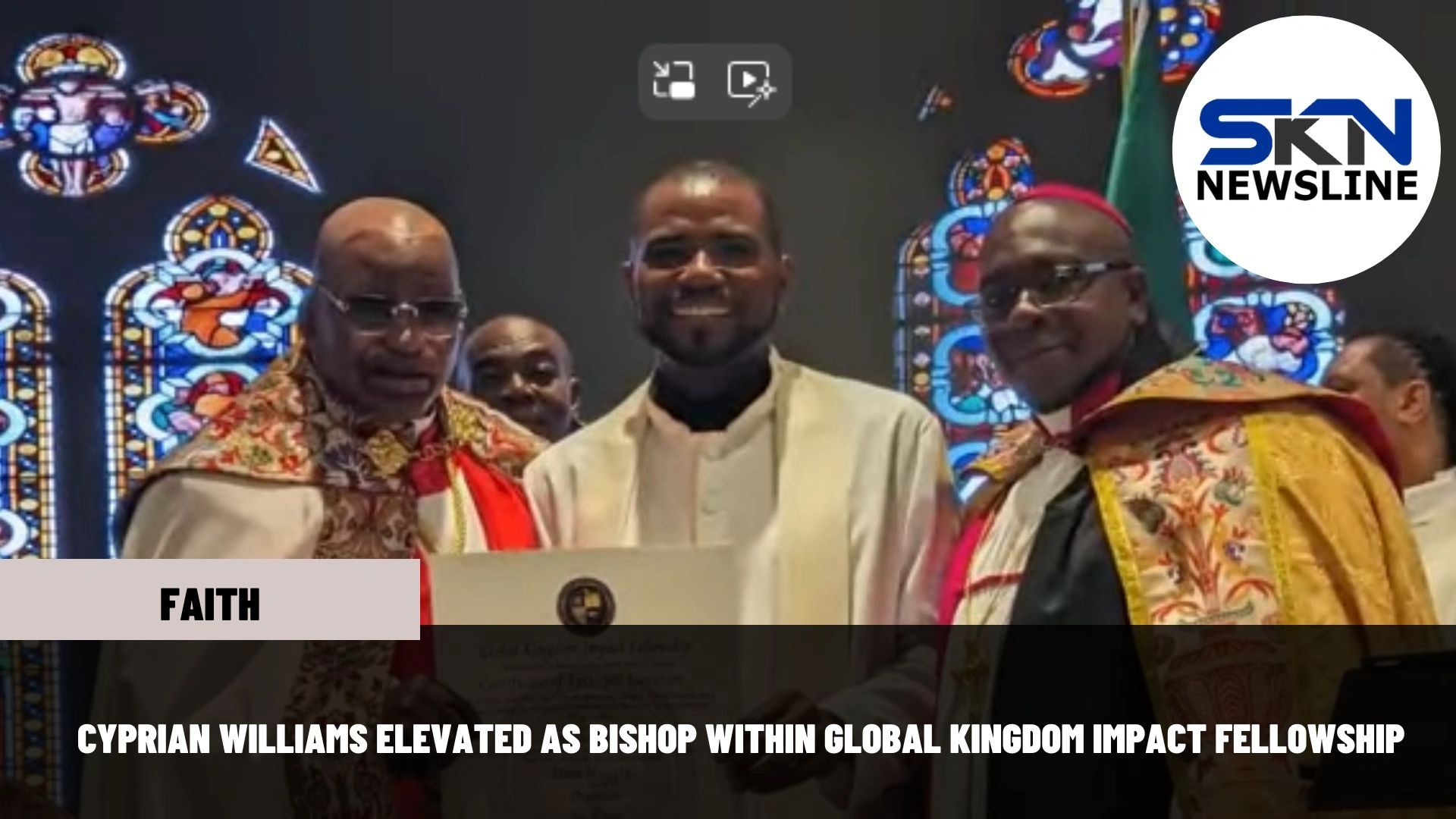 CYPRIAN WILLIAMS ELEVATED AS BISHOP WITHIN GKIF