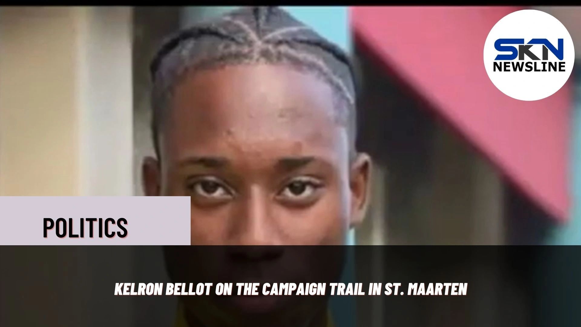 KELRON BELLOT ON THE CAMPAIGN TRAIL IN ST. MAARTEN