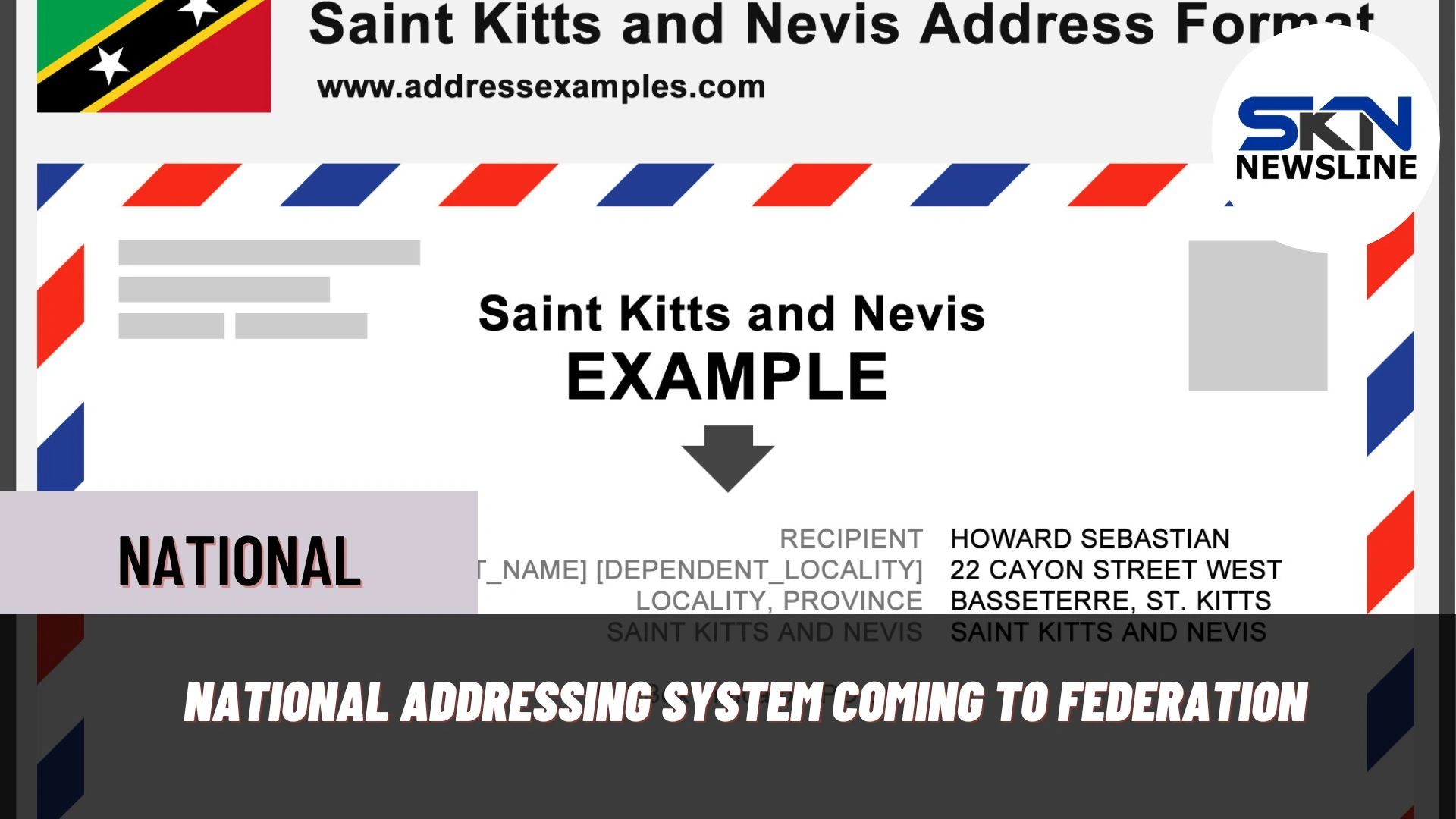 NATIONAL ADDRESSING SYSTEM COMING TO FEDERATION