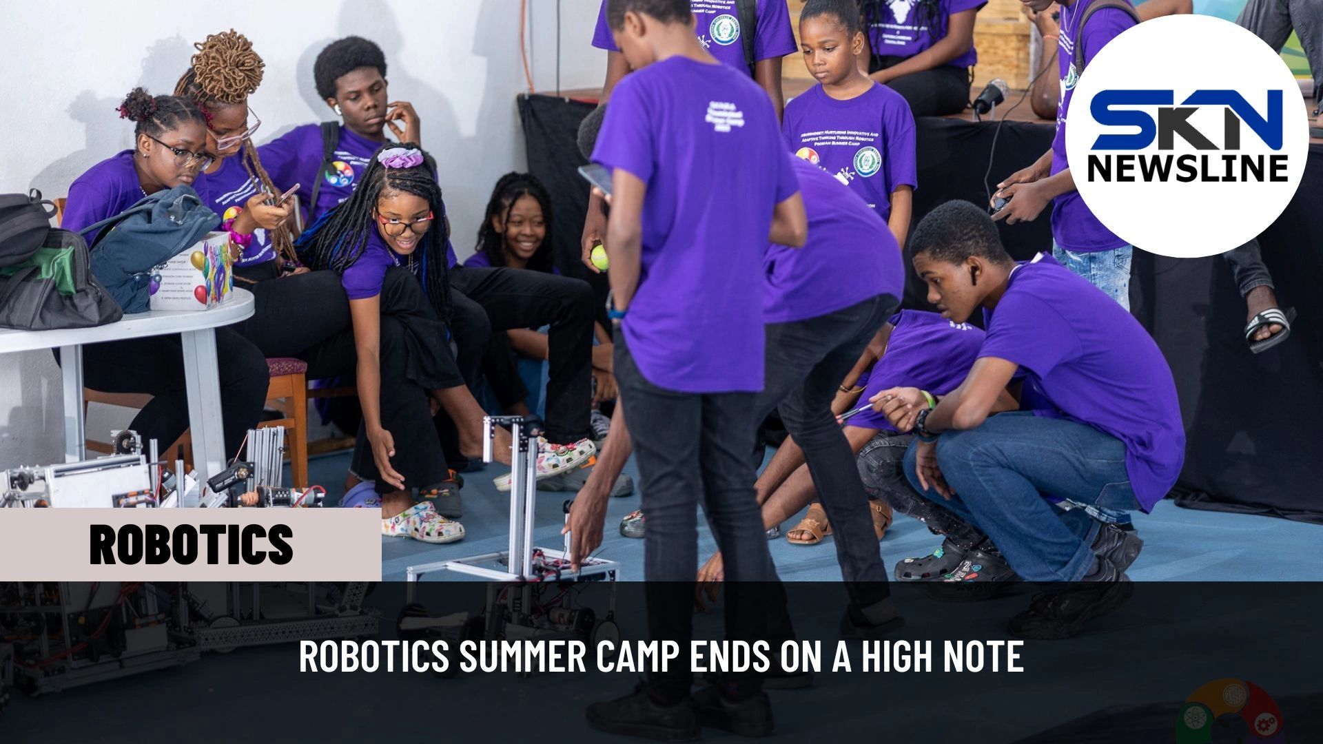 ROBOTICS SUMMER CAMP ENDS ON A HIGH NOTE
