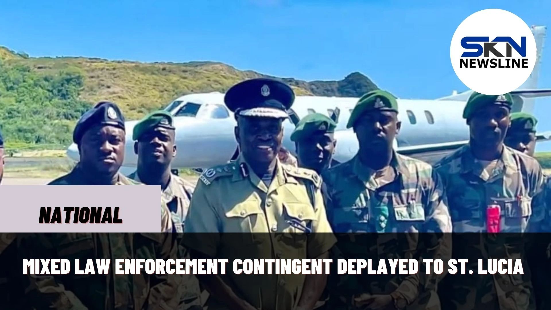 MIXED LAW ENFORCEMENT CONTINGENT DEPLAYED TO ST. LUCIA
