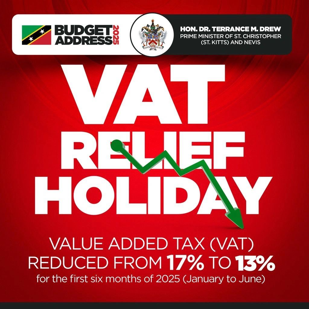 VAT RATE LOWERED FOR SIX MONTHS IN 2025