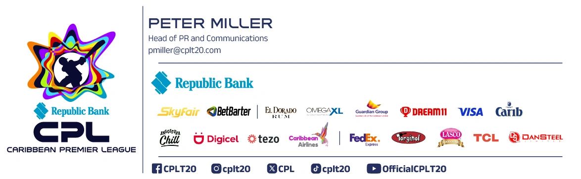 REPUBLIC BANK CPL LAUNCHES CRICKET PLAYED LOUDER TV SHOW REPUBLIC BANK CPL LAUNCHES CRICKET PLAYED LOUDER TV SHOW