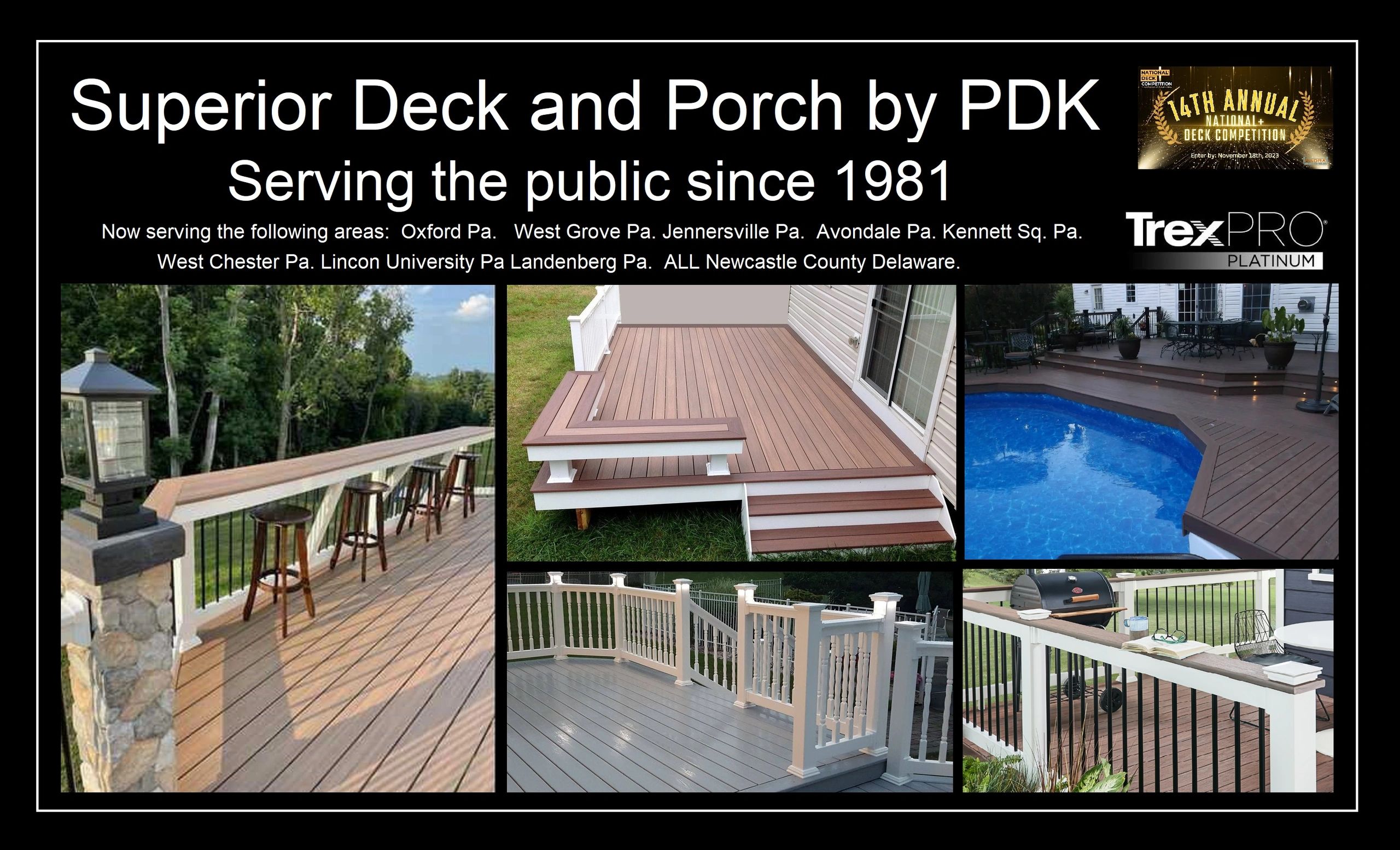 Superior Deck and Porch by PDK