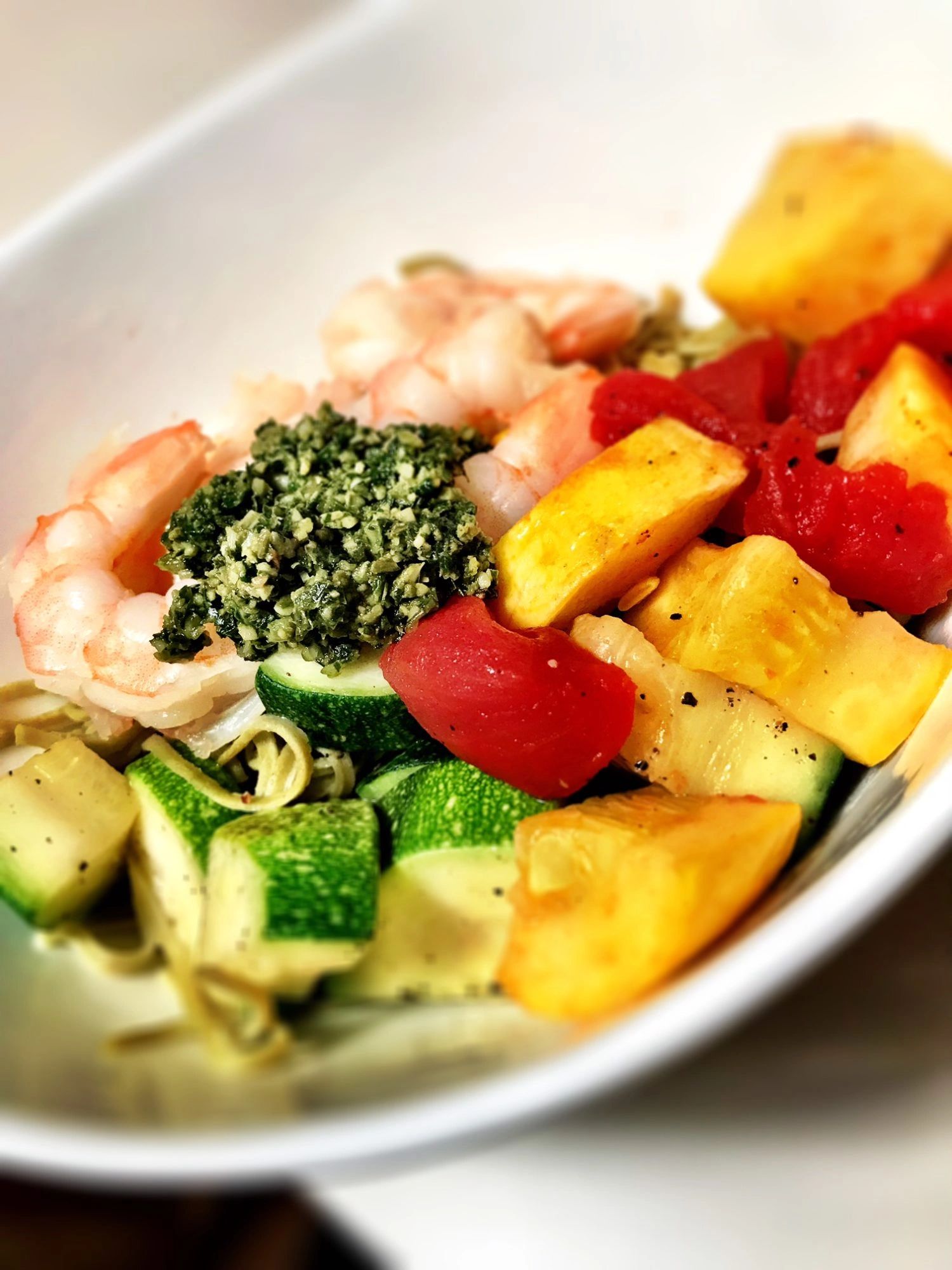 Edamame Spaghetti w/ Veggies