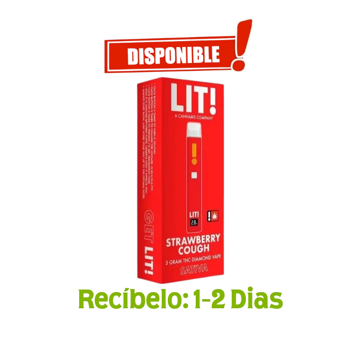 LIT! Diamond Disposable Vape Pen 3G | Strawberry Cough