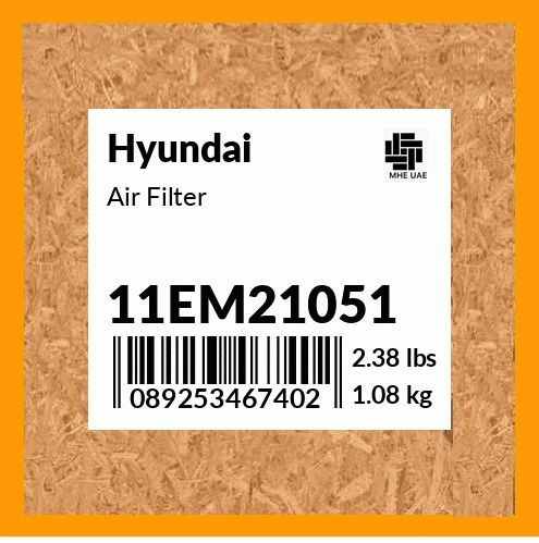 Hyundai Air Filter P/N: 11EM21051