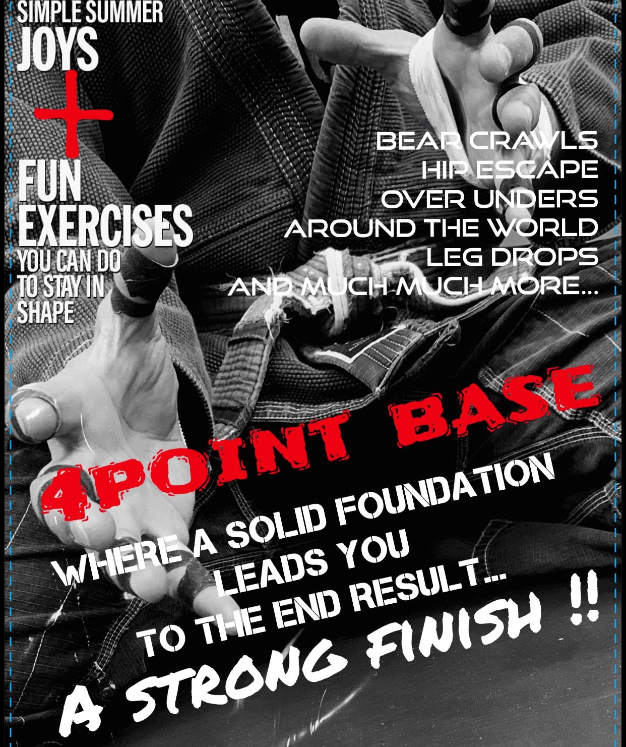 4Point Base BJJ - Brazilian Jiu-Jitsu, Martial Arts, Self-Defense