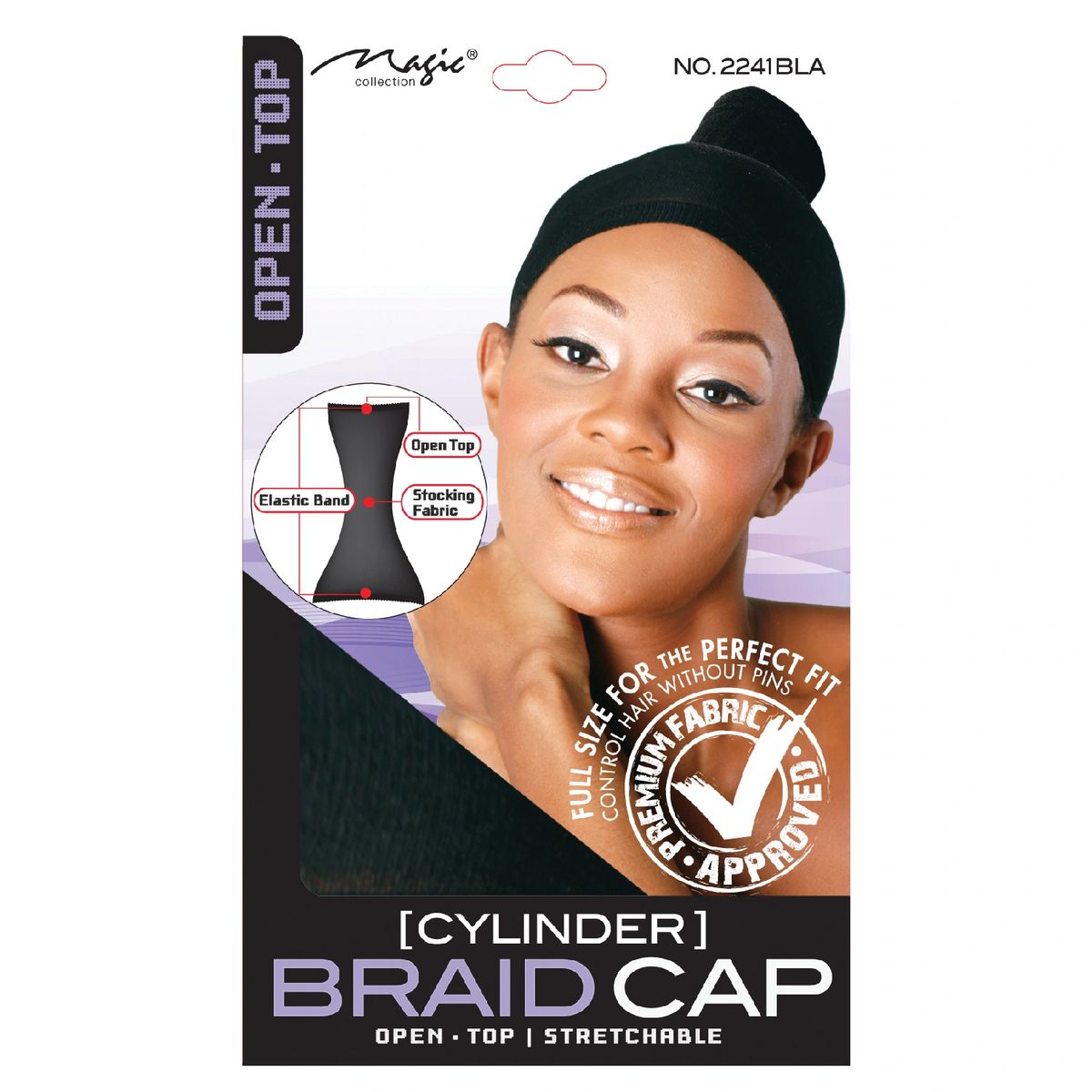 Cylinder Braid Cap [Open Top]