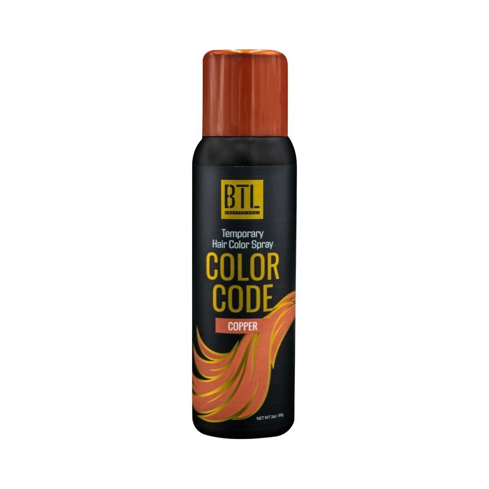 BTL Color Code Temporary Hair Spray - COPPER