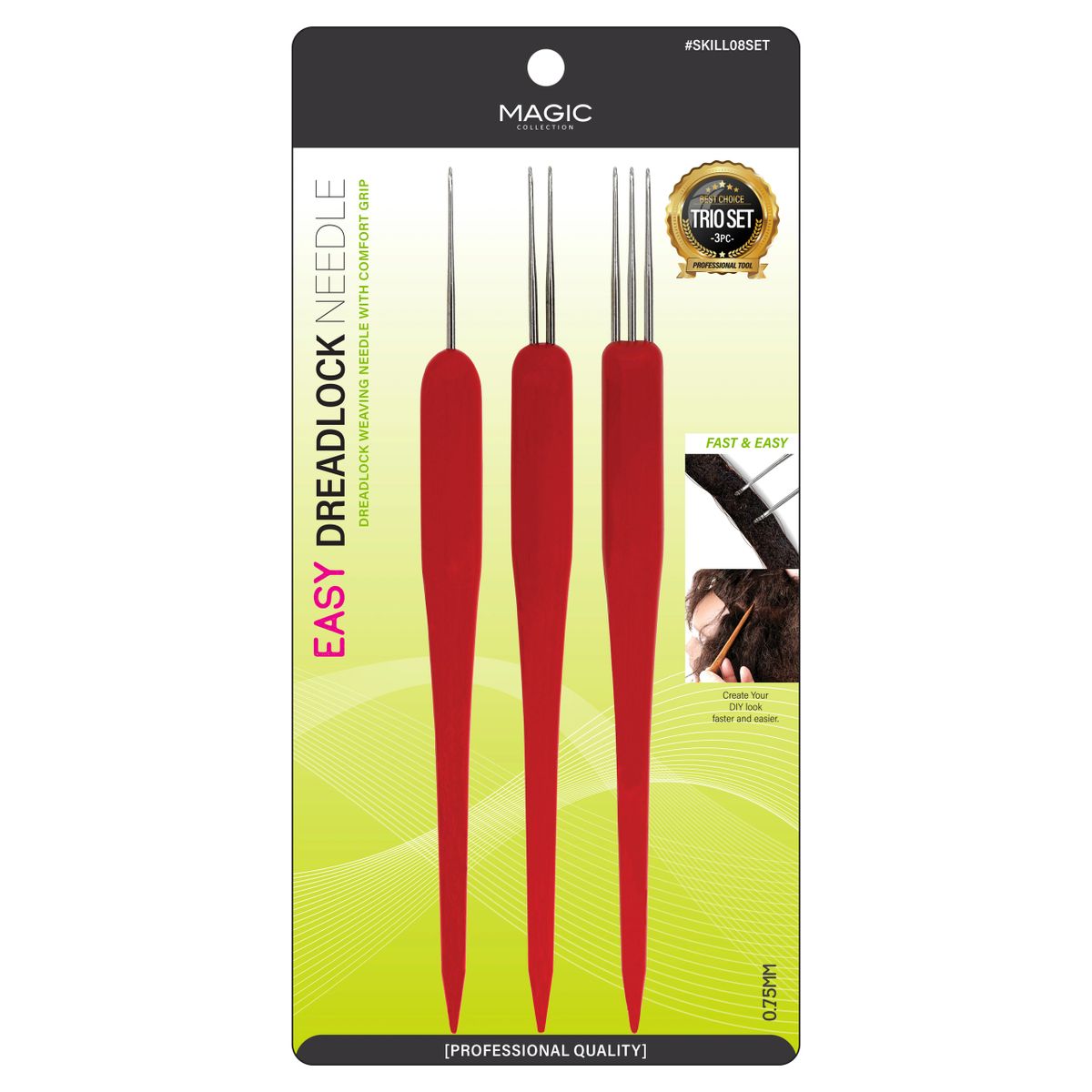 Easy Dreadlock Needle [Trio Set]