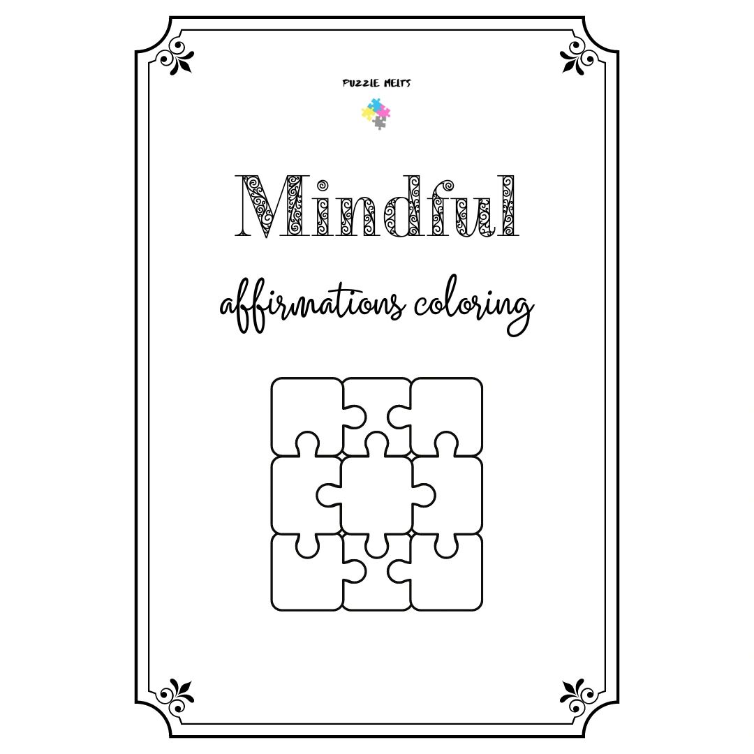 Free Printable Mindful Colouring Pages with Puzzles and Positive ...