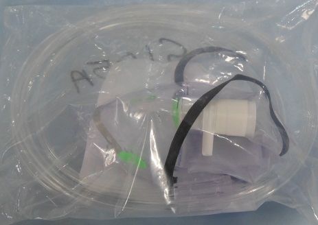 PVC Disposable adult rebreather oxygen mask with reservoir bag - G105A