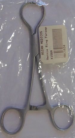 Hernie Ring Forcep 13cm - X156A