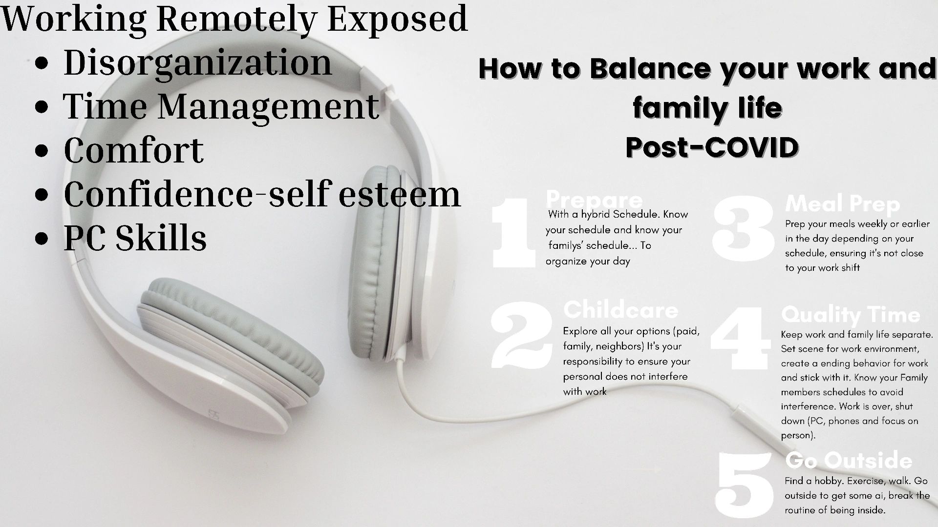Exposure of Telework Bad Habits (Work-Life Balance)