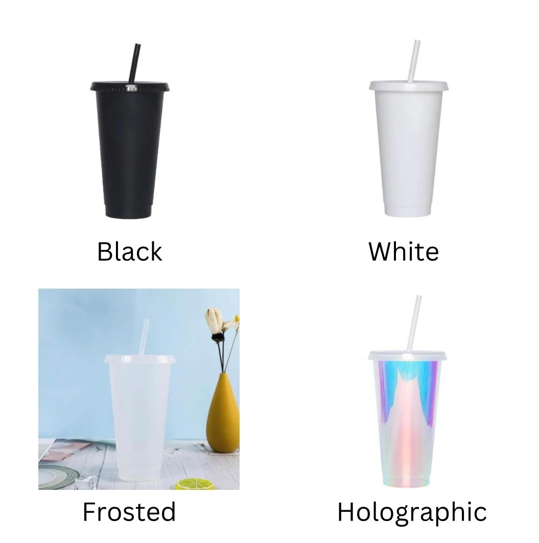 24oz Reusable Cold Cups (Colour: White)