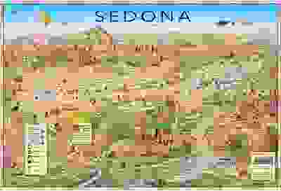 Restaurants, Galleries, Tours - Verde Valley & Sedona 3D Maps