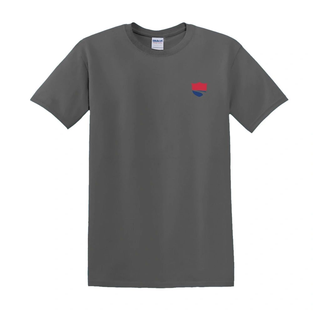 Dark Grey Tee With Crest