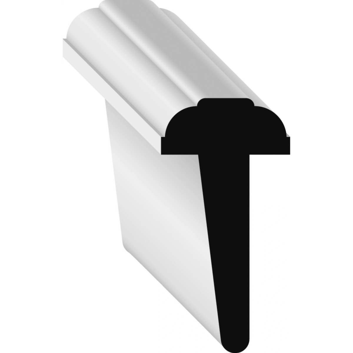 1-3/4" Primed Exterior T-astragal