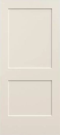 6"8" Interior 2 Panel Square Monroe Hollow Core Door Slab