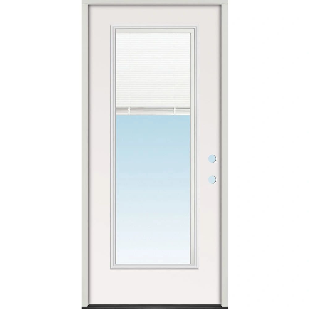 Mini-Blind Steel Door 32"inch Pre hung unit