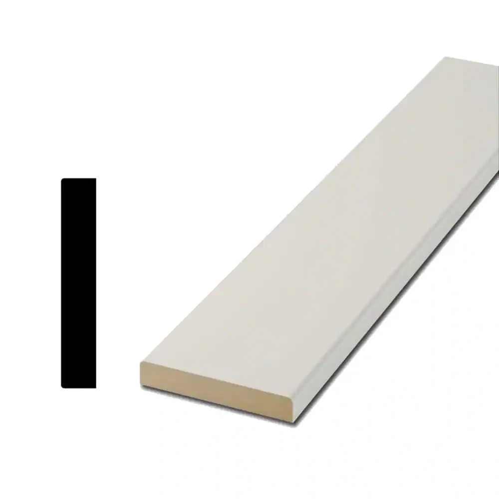 1"x6" Primed White Shaker Trim