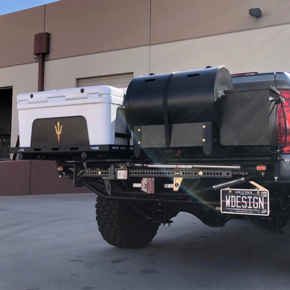Westcott Designs Universal Hitch Mount Rack with Cooler/Work Table ...