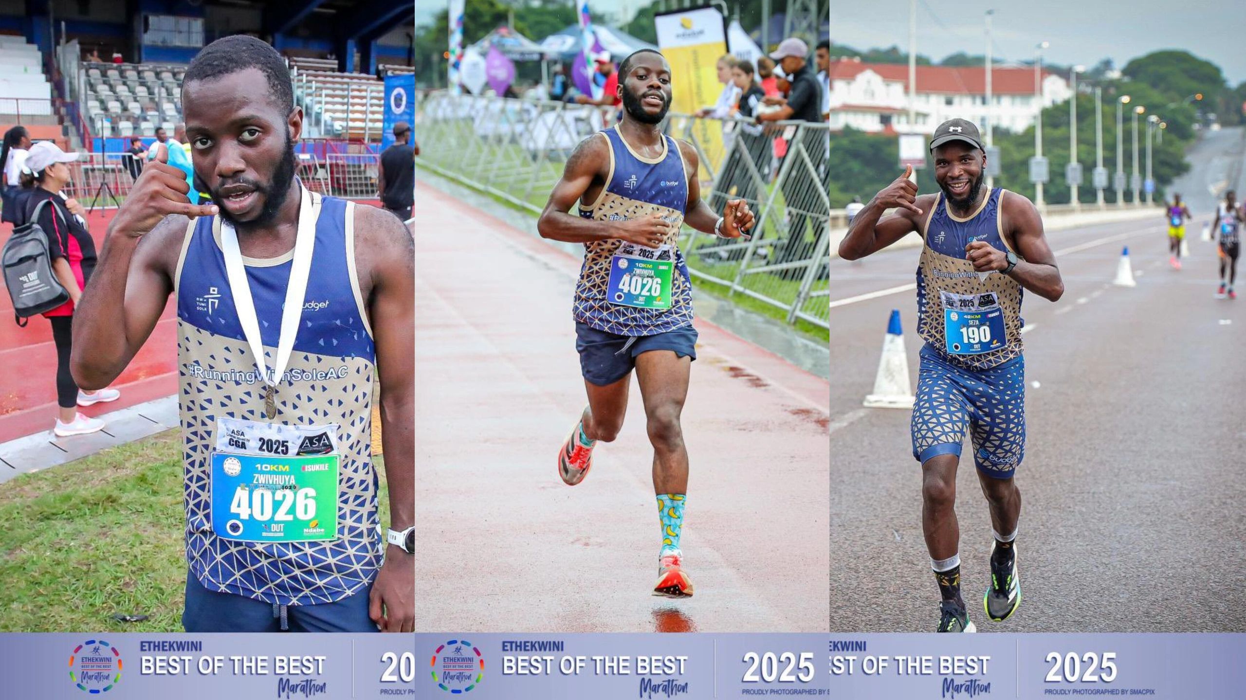 Four runners were killed in a car crash after marathon in Durban.