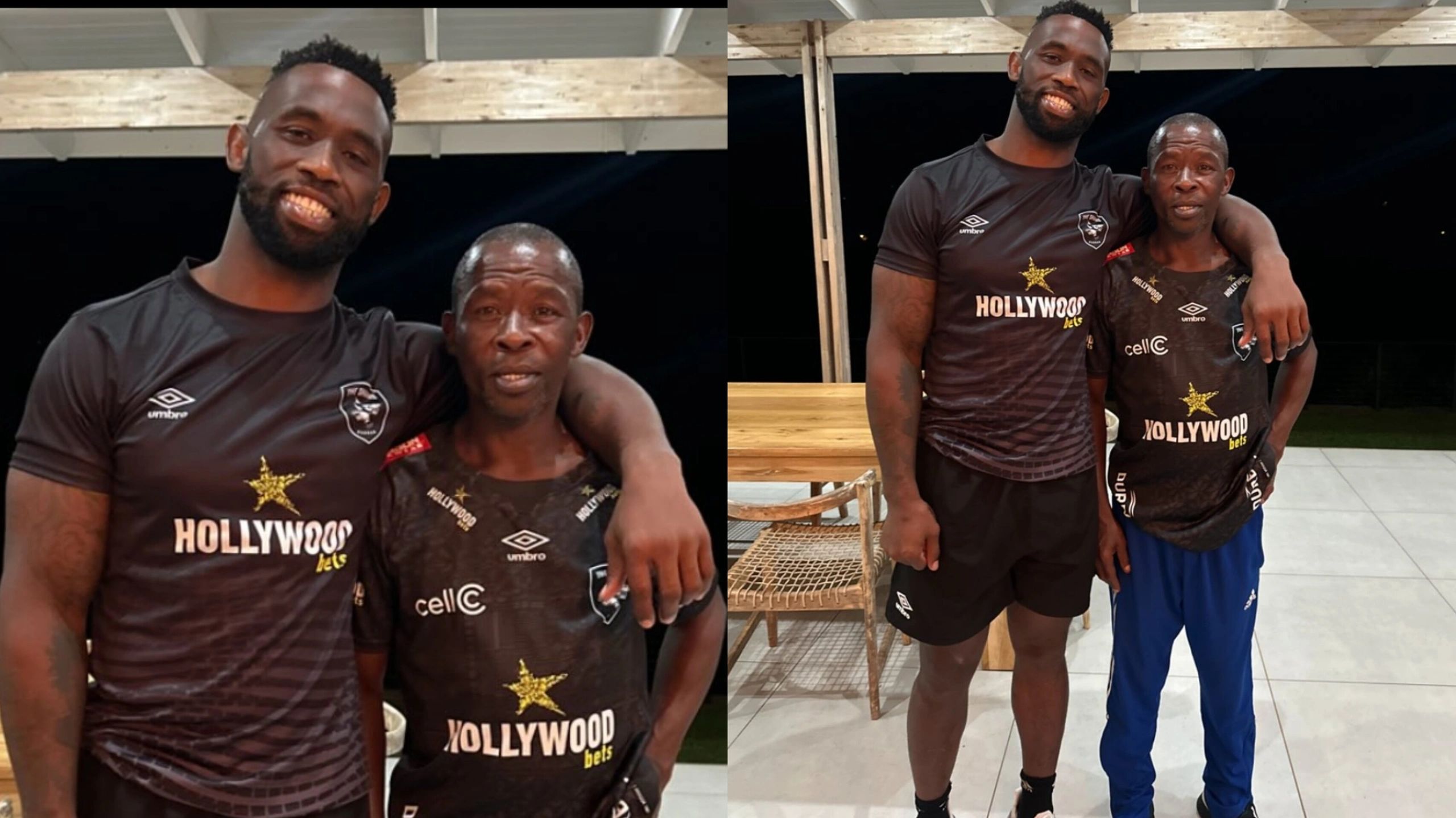 Siya Kolisi bonds with dad after heartbreaking past