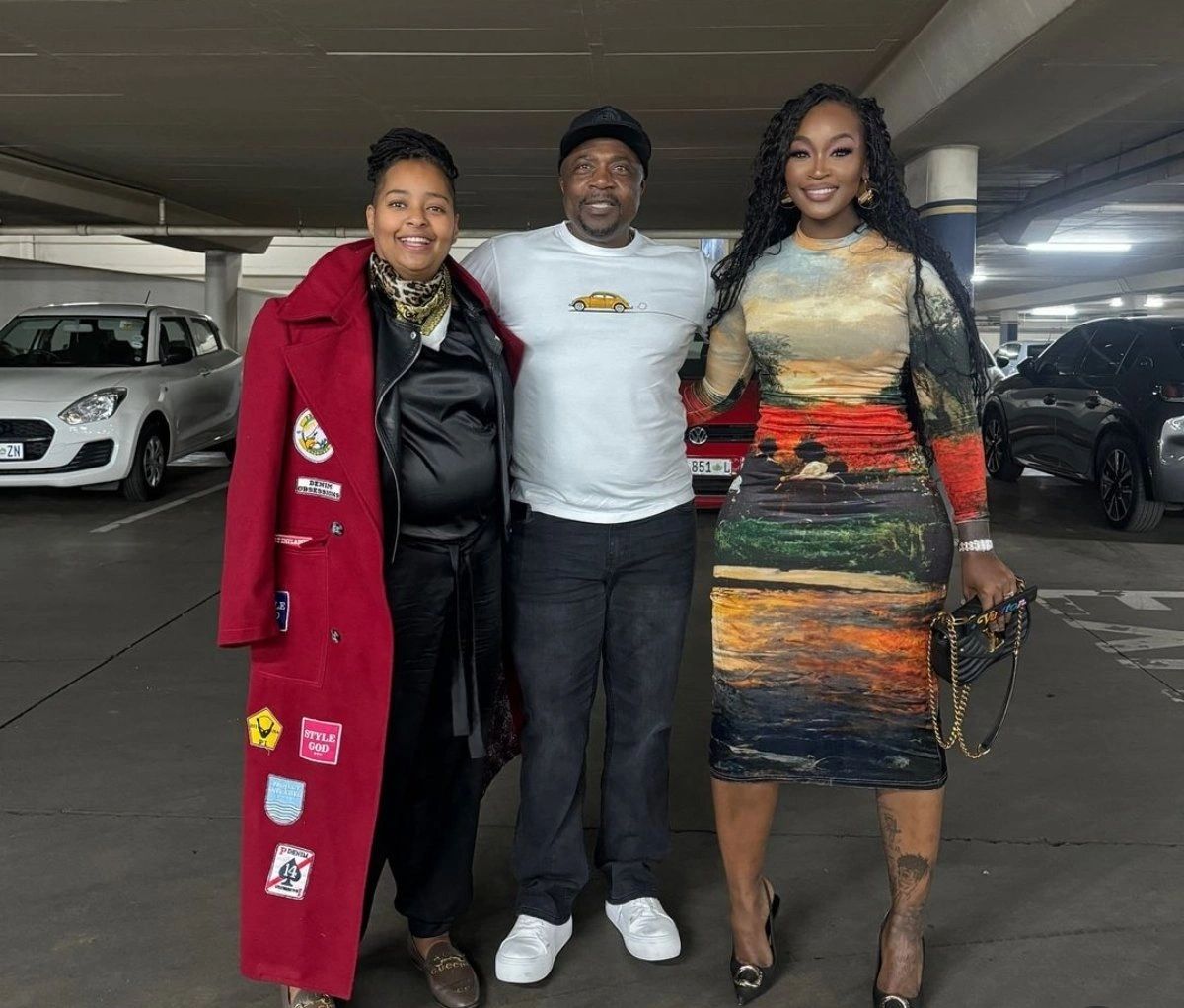 Chicco Twala hangs with Lamiez Holworthy's mother.