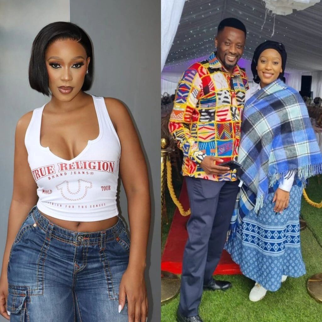 Actress Buhle Samuels and her husband are apparently split.