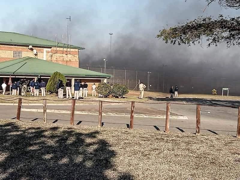 Makhado prison catches fire, inmates relocated to safe zones