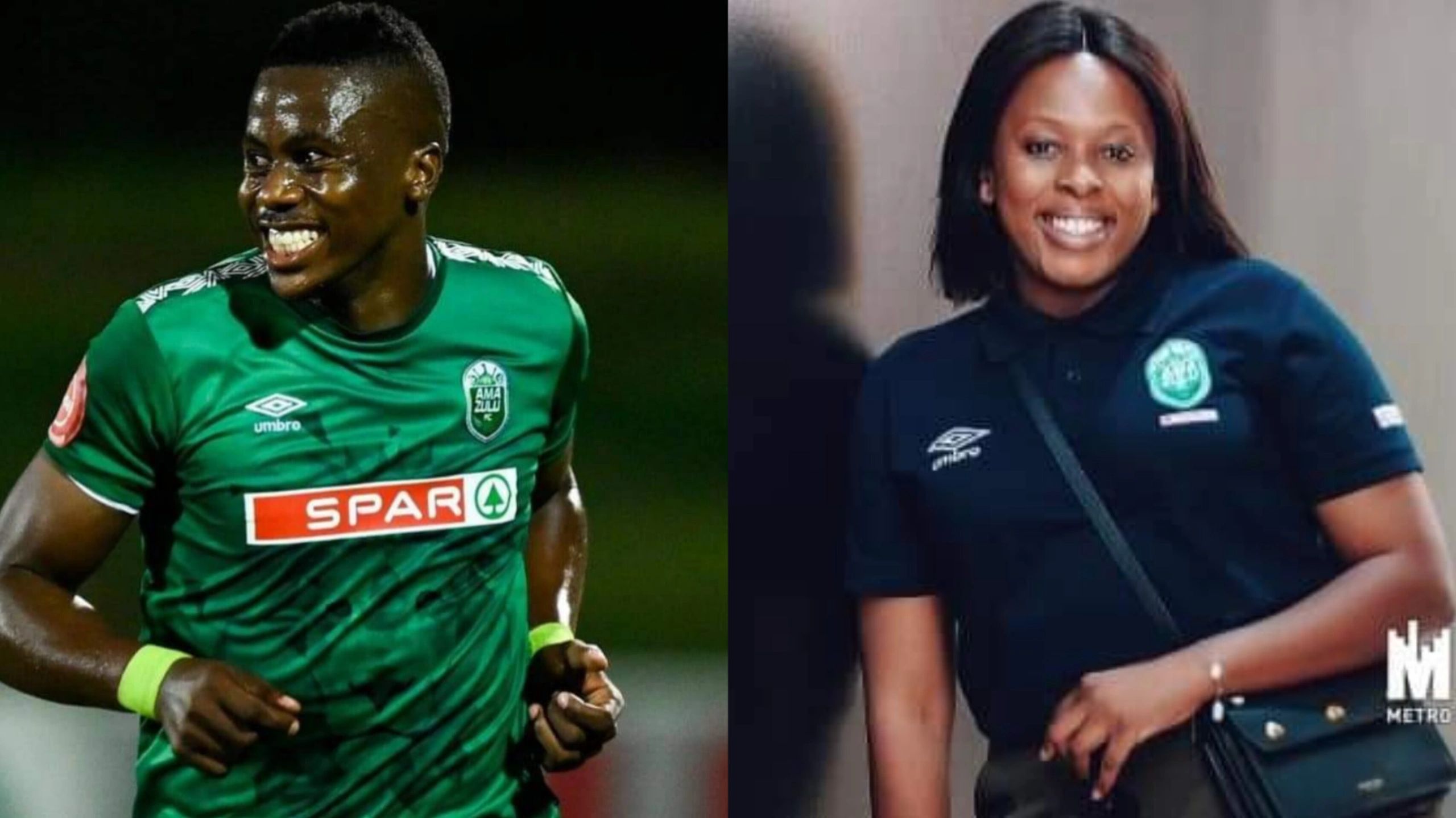Amazulu striker Bongi Ntuli married club CEO Sne Zungu