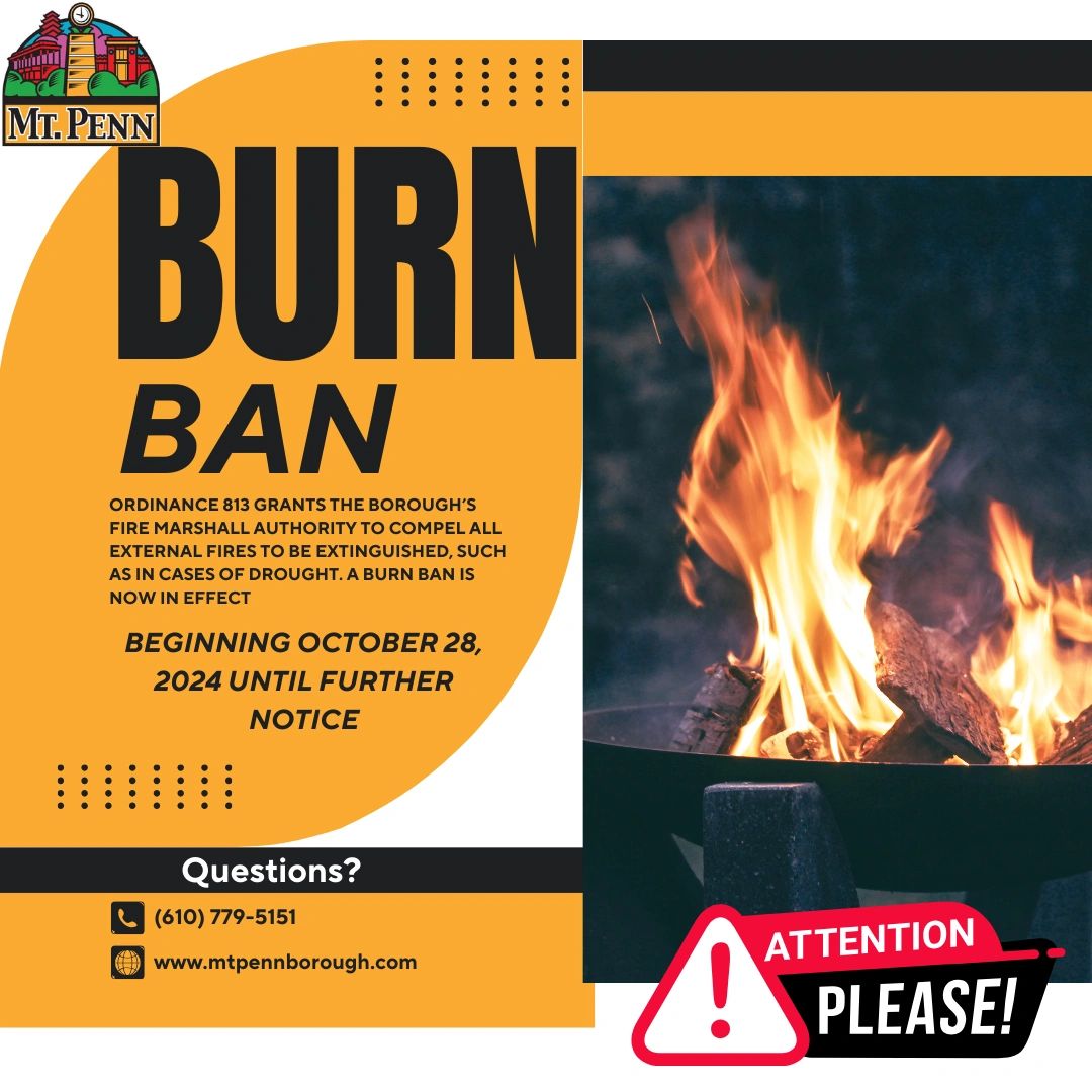 Burn Ban in Effect