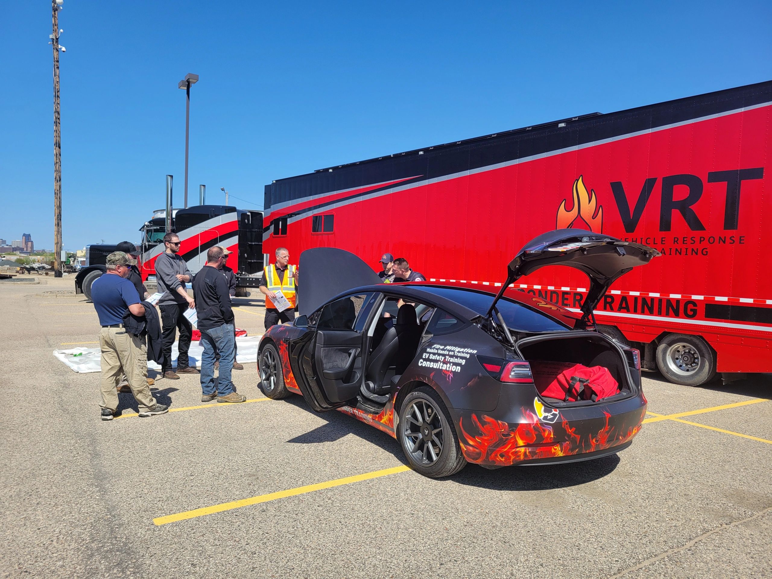 Hands-On EV Fire Response Training at TCC Campus* Sponsored by CPKC**